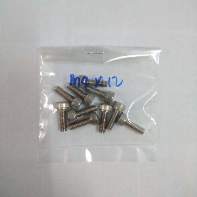 Stainless Steel Hex Alllen socket Cap Screw M4 x 12mm | Shopee Malaysia