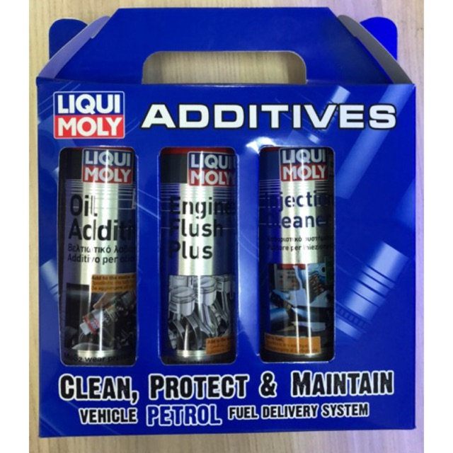 Liqui Moly Petrol 3 in 1 Addative set (Engine Flush, Oil Additive ...
