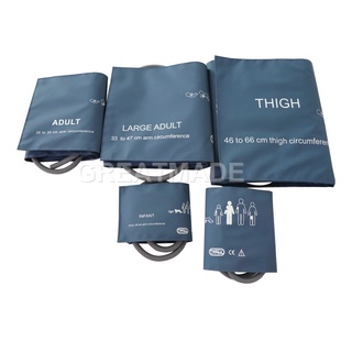 Blood Pressure Cuff With Single Tube Blue Nylon NIBP Cuff Compatible ...