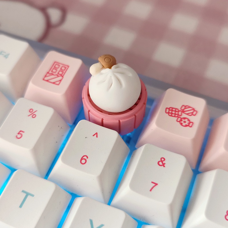 Gourmet Keycap Mechanical Keyboard Dedicated Bun Dumpling Resin ESC ...