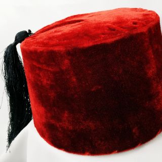 Tarbus Ahmad Albab Red Fez Hat Turki Tarboosh Classic tema arabian ...