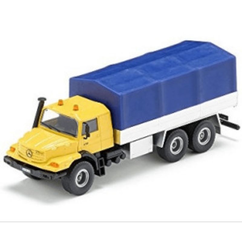 Siku 3547 Mercedes Benz Zetros With Platform & Canvas Cover | Shopee ...