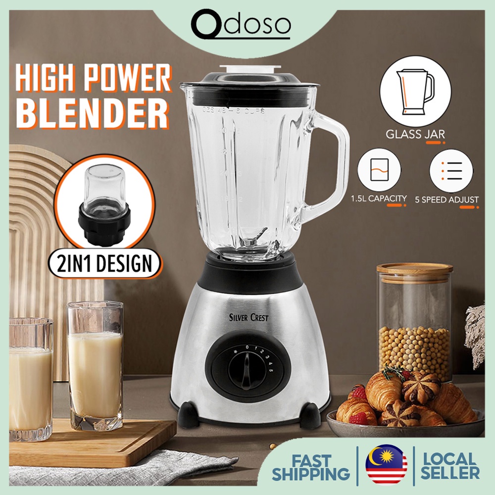 Silver Crest Y66 500W Multifunctional Blender with Glass Jar ...