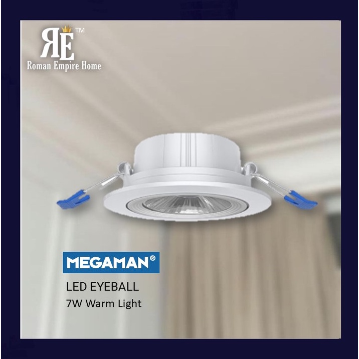 MEGAMAN SPOT LED 7W-Warm light | Shopee Malaysia