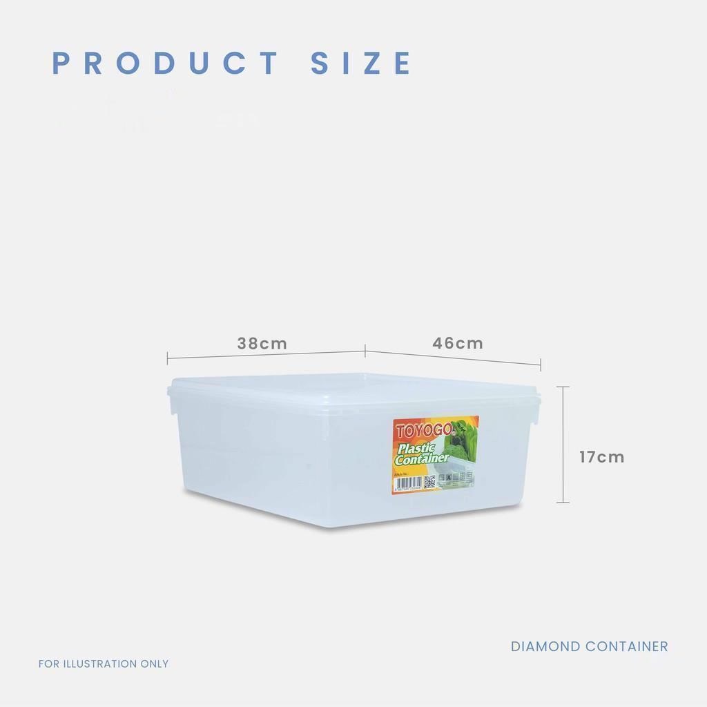 24 Litres Container Toyogo Diamond Container Made in Malaysia | Shopee ...