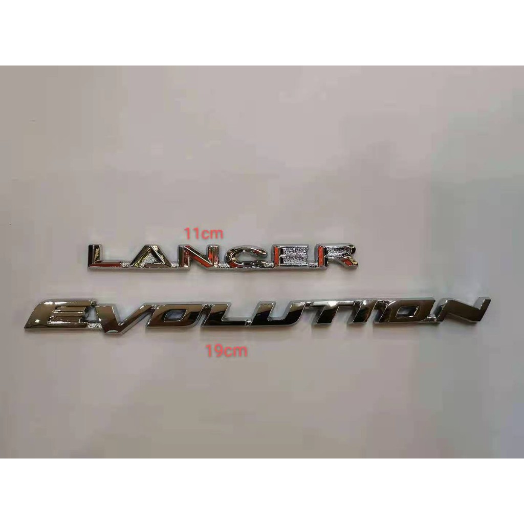 lancer-evolution emblem (abs) | Shopee Malaysia