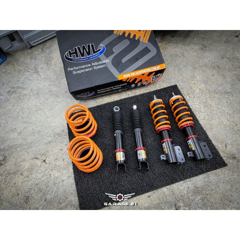 Perodua Kenari Kelisa - HWL ST1 Series Fully Adjustable hilow soft hard ...