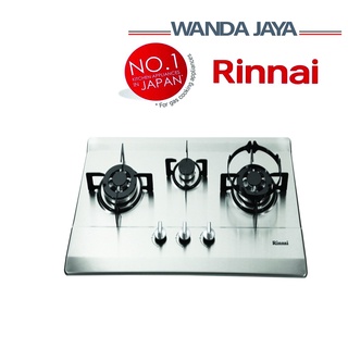 RINNAI 3-Burner Built-in Gas Hob (Stainless Steel) RB-713N-S RB713NS Home Stove / Safety Hob ...