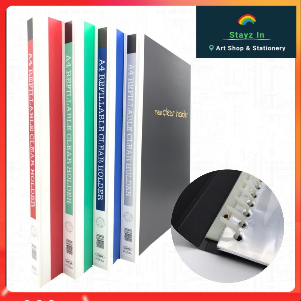 A4 File New Clear Holder Document File Folder Folio Fail Sijil Projek ...