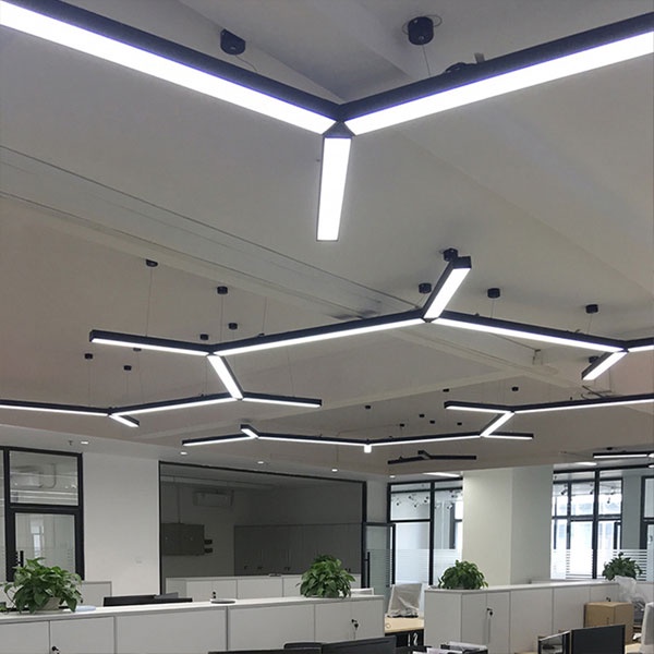 Office Linear Light LED Office Pendant Light Lamp T8 LED Tube Fixtures ...