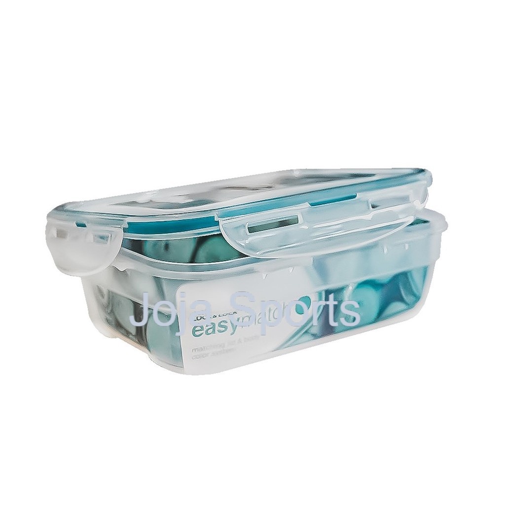 LocknLock HPL321EM EASY MATCH RECT 1.2L (TEAL) ( elianware tupperware ...