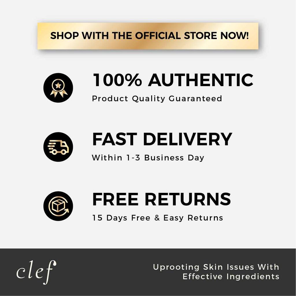 CLEF Skincare Official Store Online, November 2022 | Shopee Malaysia
