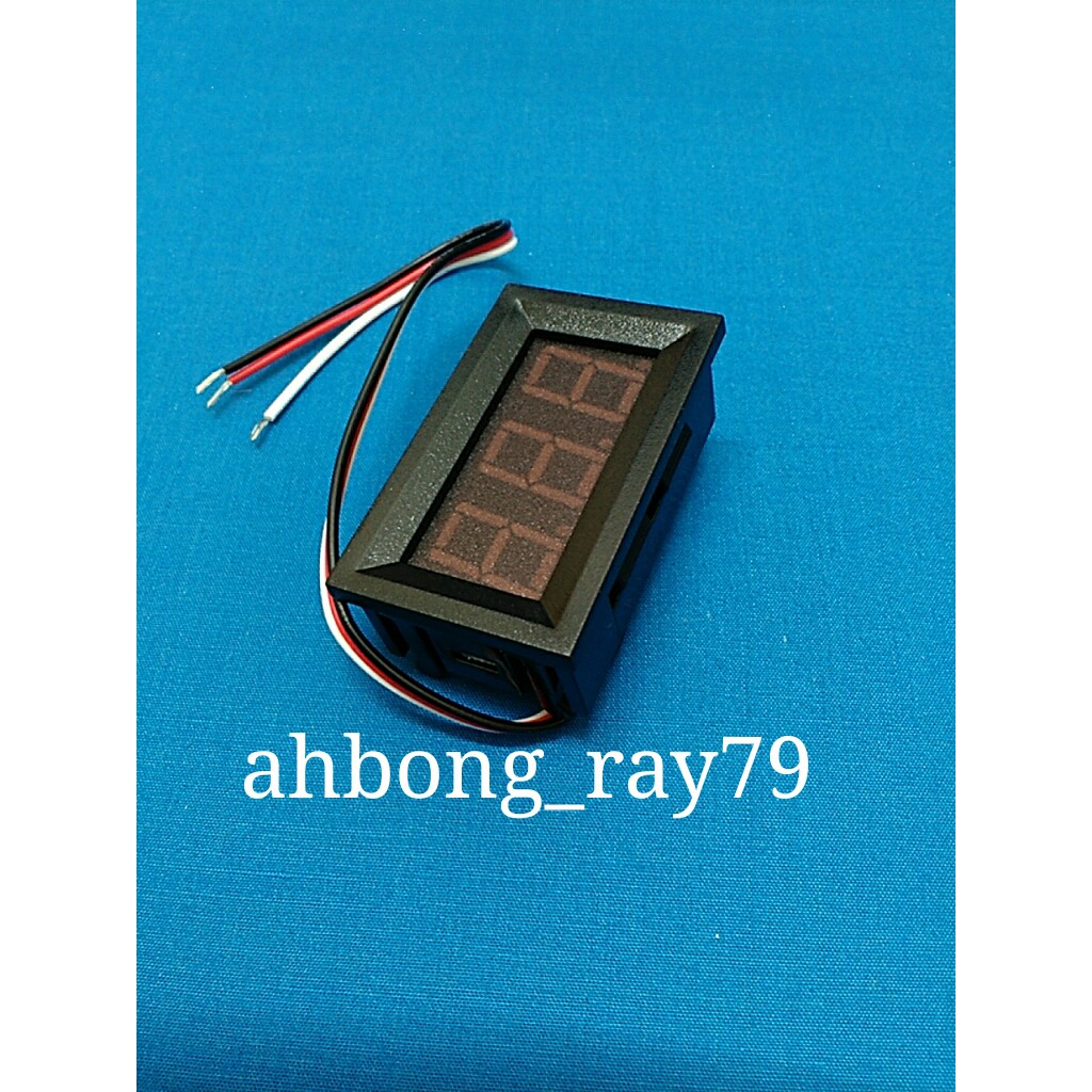 LED Digital Voltage Meter Voltmeter Panel DC Volt Meter 0-100V | Shopee ...