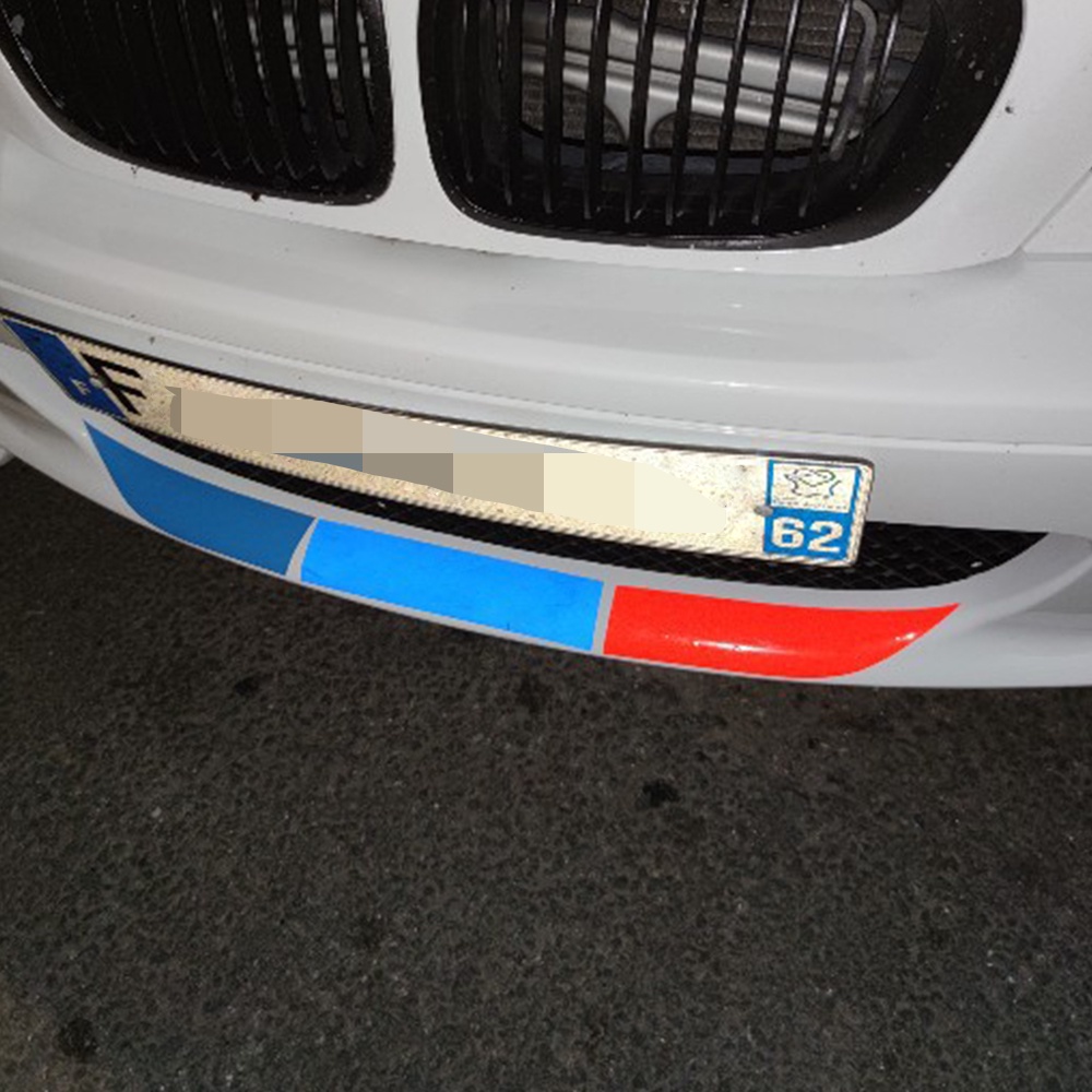M Performance Car Front Rear Bumper Sticker For BMW E36 E39 E46 E60 E61 E64 E70 E71 E85 E87 E90 ...
