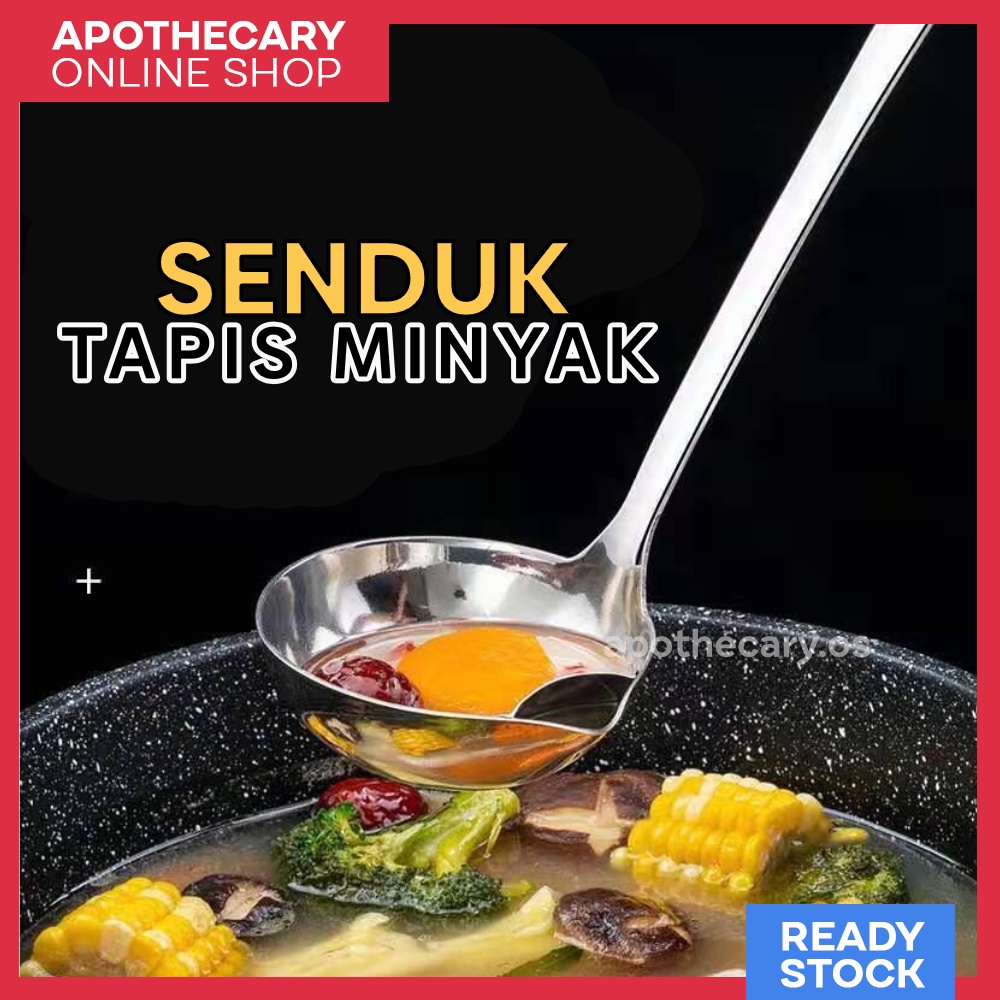 Senduk Besi - Tapis Asing Minyak Masak Gulai Sudu Sup Stainless Steel ...