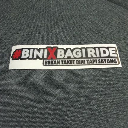 [PRE CUT] REFLECT STICKER BINI X BAGI RIDE STICKER | Shopee Malaysia