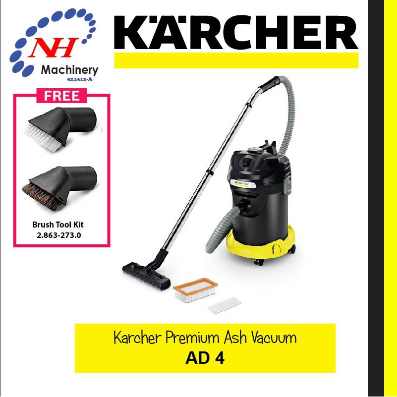 Karcher AD 4 - Premium Ash & Dry Vacuum | Shopee Malaysia
