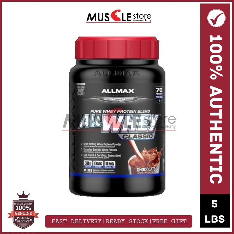 Allmax Nutrition All Whey Classic 5lbs Whey Muscle Building, Lean ...