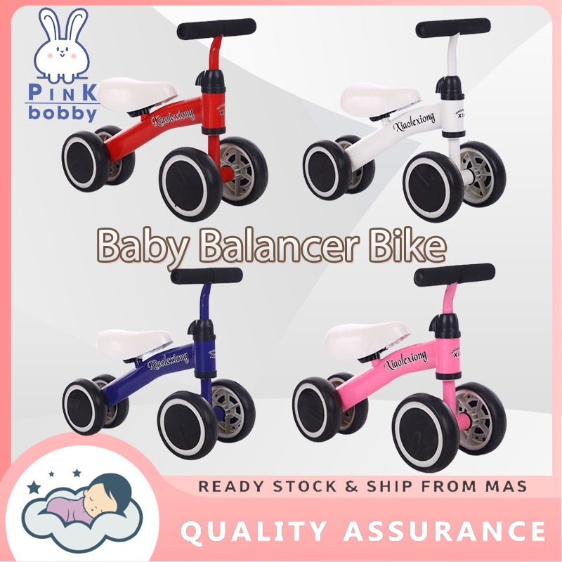 Baby Kids Walker Balance Bike Bicycle basikal kanak kanak Baby Toddler Mini Four-Wheeled Bike ...