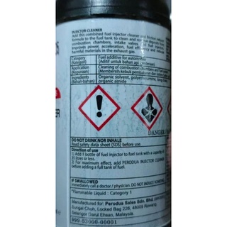 ORIGINAL PERODUA INJECTOR CLEANER PETROL MINYAK FUEL CLEANER (95ml ...