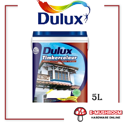 5L ICI Dulux Timber Colour For Exterior & Interior Wood Surfaces Dulux ...