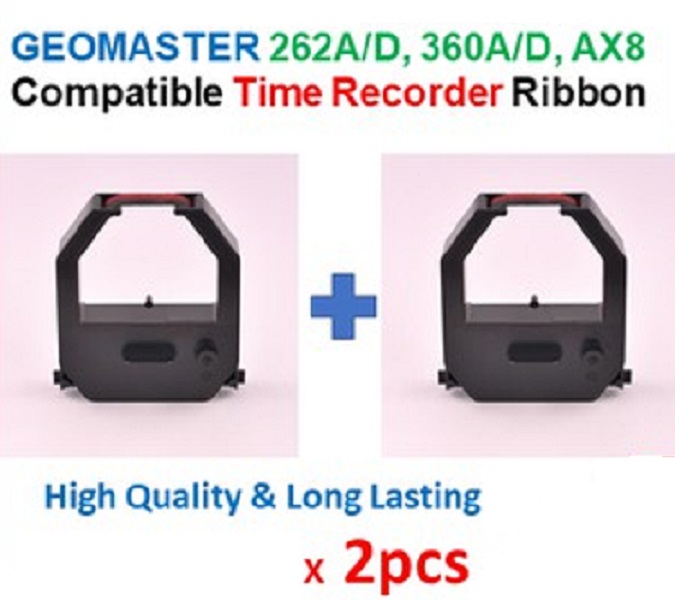 Time Recorder / Punch Card Ink Ribbon for Geomaster 360D / Biosystem ...