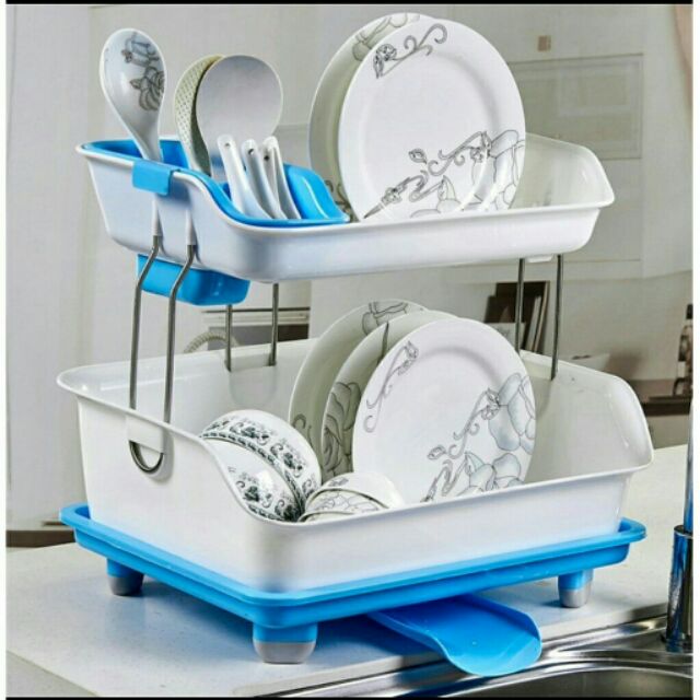 Rak pinggan dapur, dish rack storage rak basuh pinggan | Shopee Malaysia
