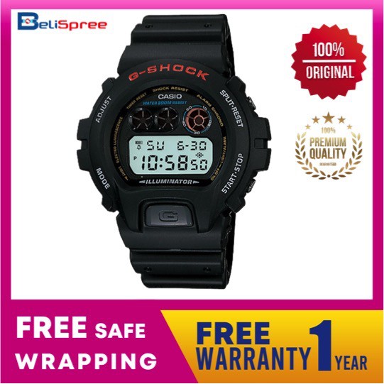 Casio DW-6900-1V ORIGINAL G-Shock Basic Bulat DW6900 SPORTS DIGITAL ...