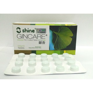 SHINE GINCARE FILM COATED TABLET 40MG / 60MG 10 tablets | Shopee Malaysia