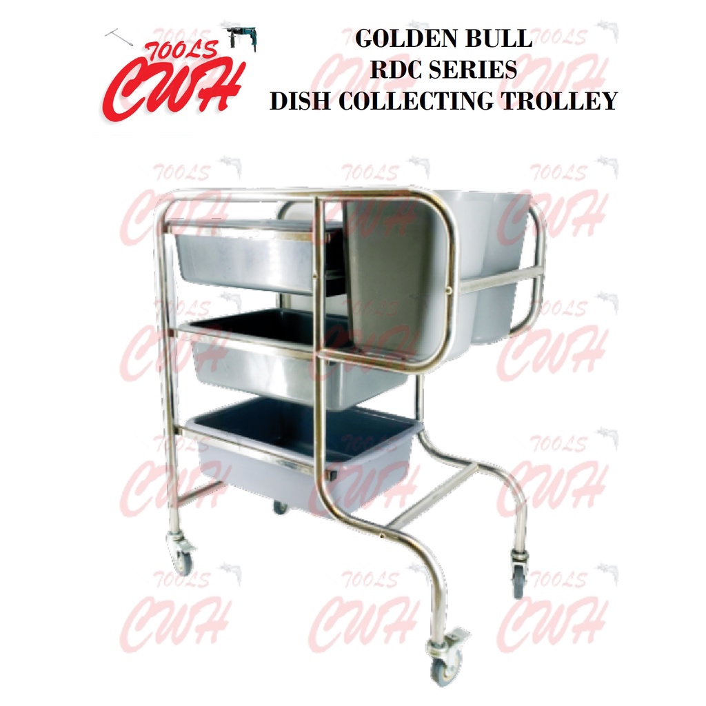 GOLDEN BULL DISH COLLECTING SERVICE CLEARING BEVERAGE DISH PLATE ...