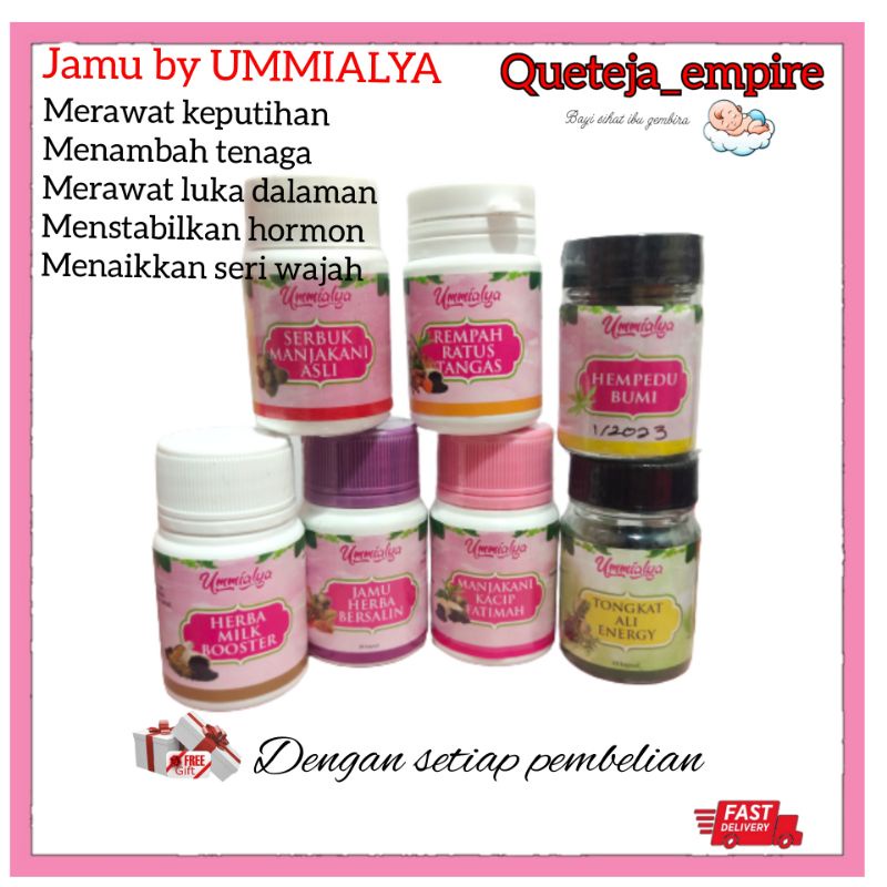 Jamu Herba Bersalin / Manjakani Kacip F'timah /Herba M.B/Rempah tangas ...