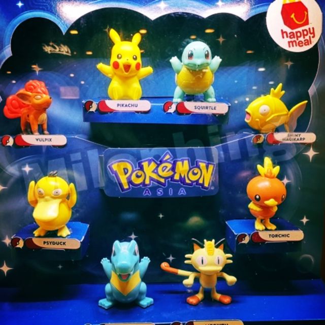 Pokemon Pikachu Series Mcdonald's Mcdonalds Mcdonald Mcd Happy Meal Cute Toys Shopee Malaysia ...