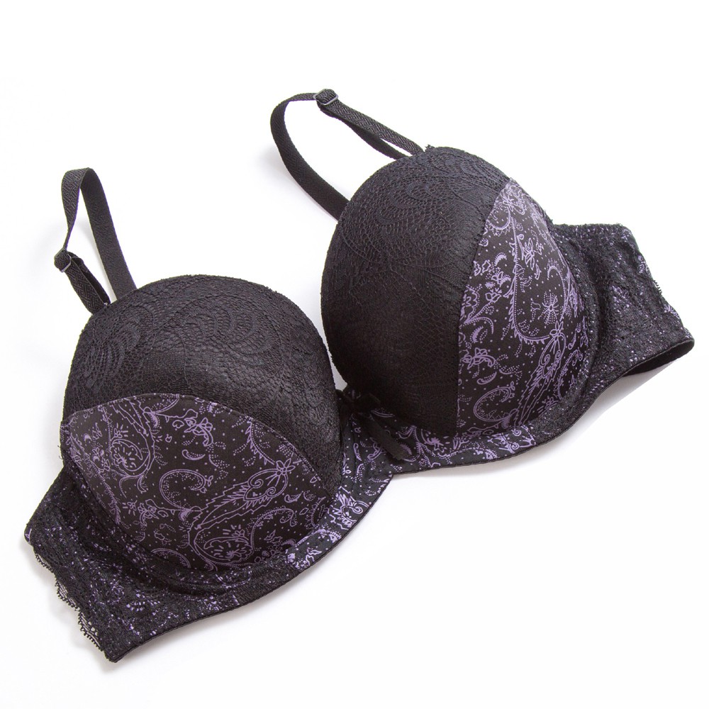 D E cup Lace Push Up bra for Plus Size Women Large Cup Bras Brassiere ...