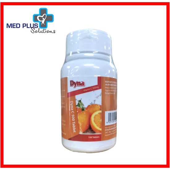 DYNA Vitamin C 500mg 100 tablets (Exp: 6/2025) | Shopee Malaysia