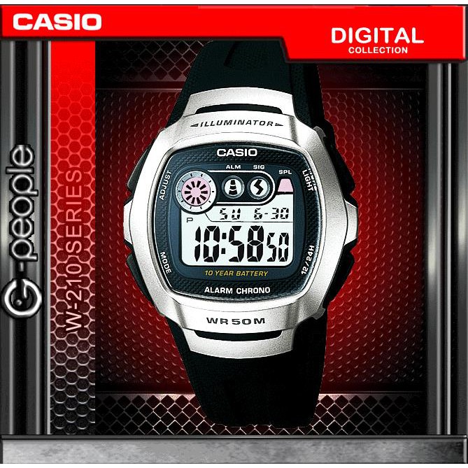 CASIO W-210-1AV / W-210 Digital Watch | Shopee Malaysia