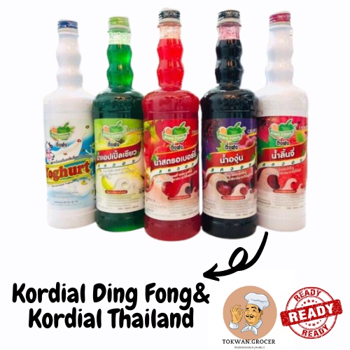 Kordial Ding Fong / Kordial Thai (755ml) | Shopee Malaysia