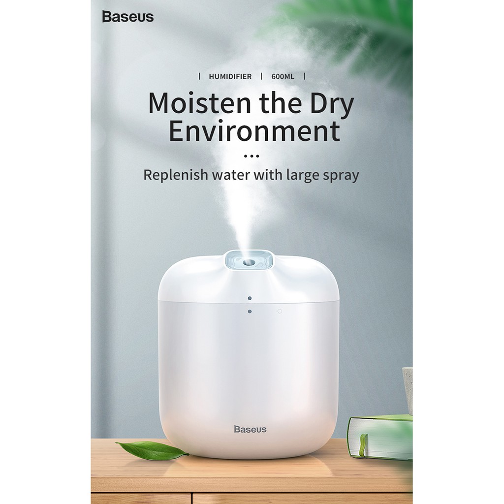 Baseus Elephant Humidifier Car Home Air Humidifier Large Spray LED ...