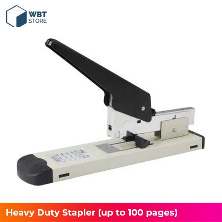 Heavy Duty Stapler - Binding Up to 100 Sheets (Free 1 box 23/10 staple ...