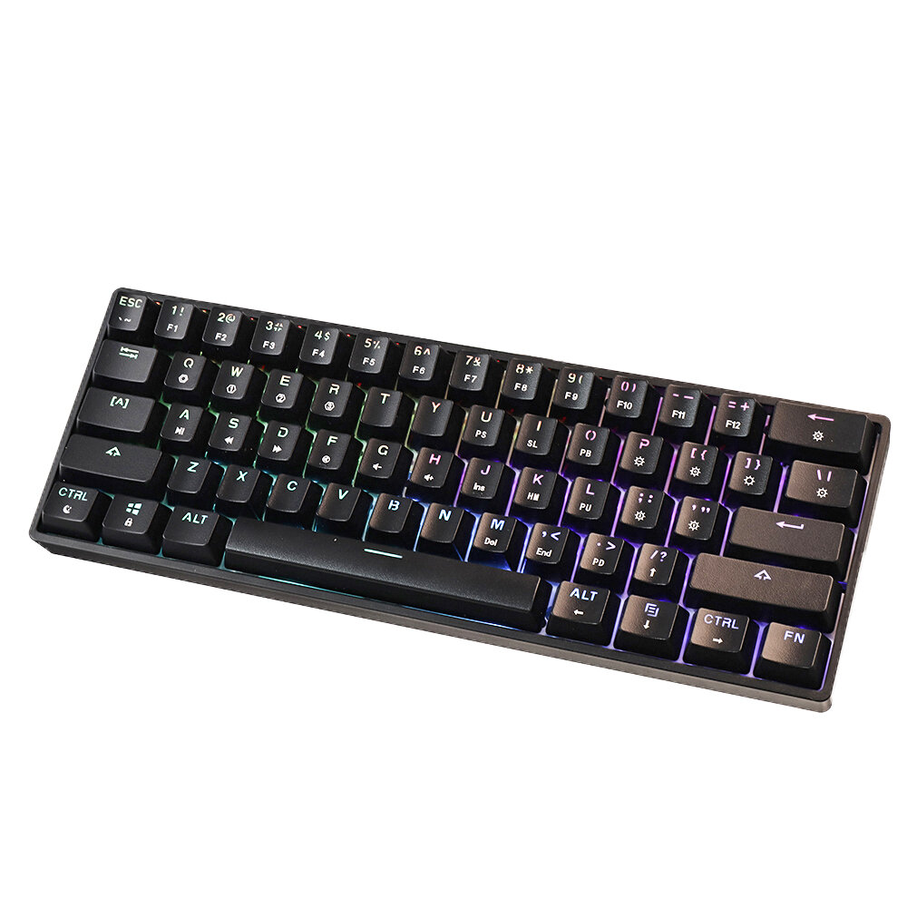 Ready Stock Geek GK61 61 Keys Mechanical Gaming Keyboard hotswapable ...