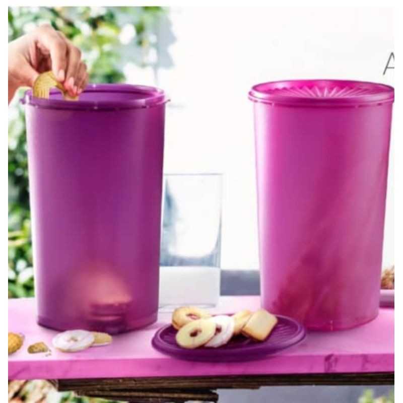 3.8L BEKAS KEDAP UDARA TUPPERWARE / AIRTIGHT FOOD CONTAINER / FOOD JAR / DECO CANISTER / BEKAS ...