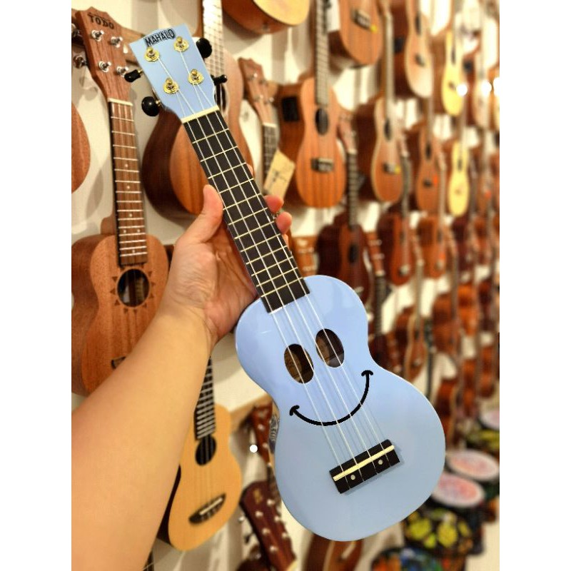 [101] MAHALO Art Series Smiley Happy Face Smile Soprano Ukulele Free ...