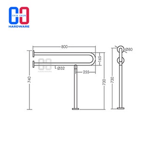 SORENTO Toilet Grab Bar | Angle Grab Bar | Stainless Steel Toilet Grab ...