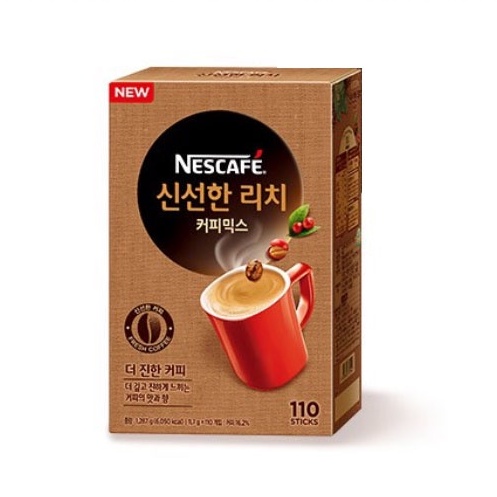 NESCAFE KOREA fresh rich coffee mix 110 sticks Korean coffee | Shopee ...