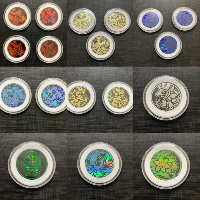 Pokemon Collectible Coin - Shaymin, Manaphy, Rowlet, Alolan Ninetales ...