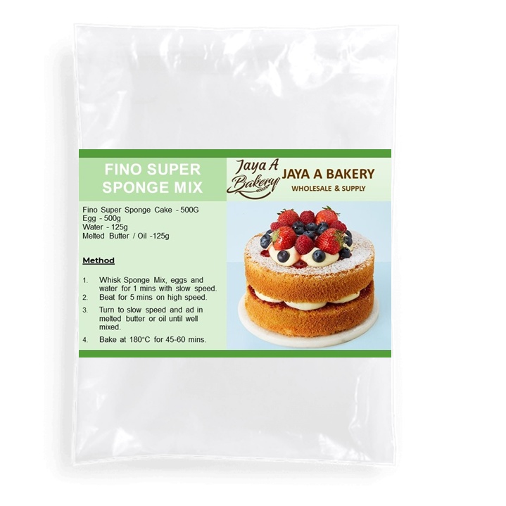 [READY STOCK] Bakels Fino Super Sponge Mix -500g | Shopee Malaysia