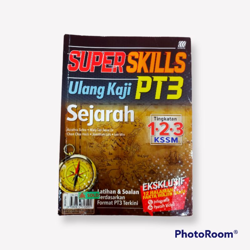 PT3 KSSM Sejarah Superskills Ulangkaji Tingkatan 1 2 3 Reference Revision Book Sasbadi (Used ...