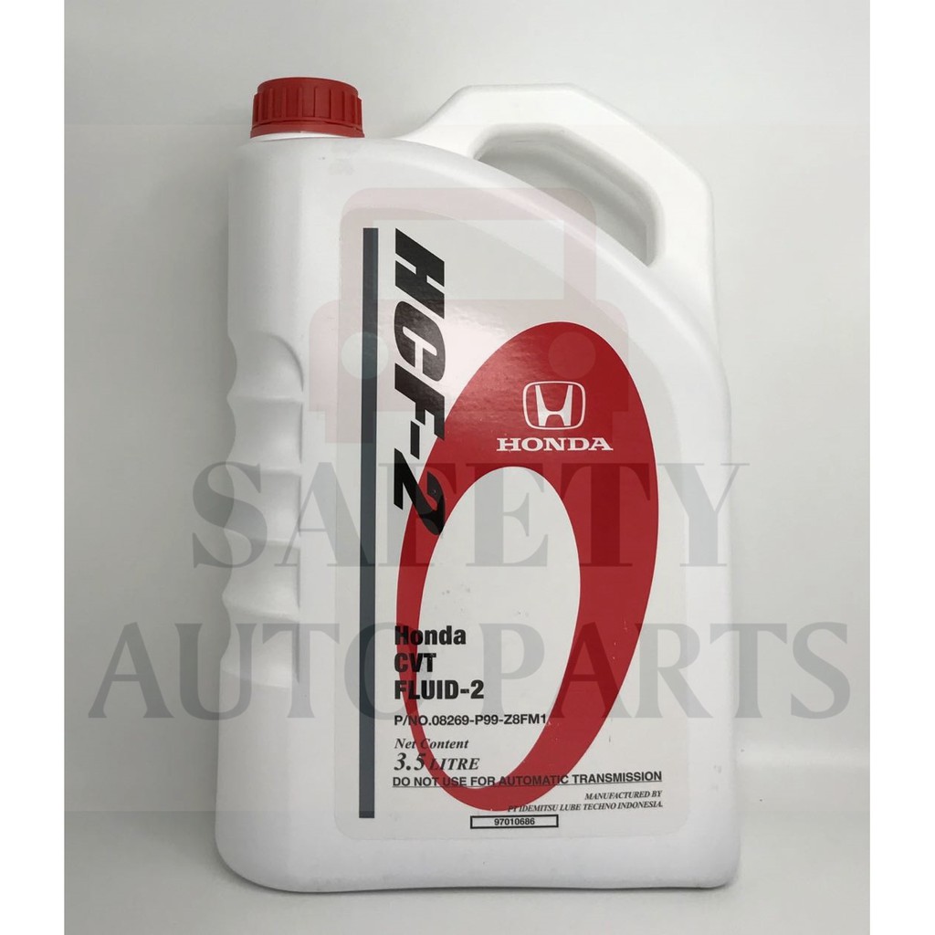 HONDA HCF-2 (3.5L) CVT FLUID-2 GEAR OIL / HCF2 AUTO TRANSMISSION FLUID ...