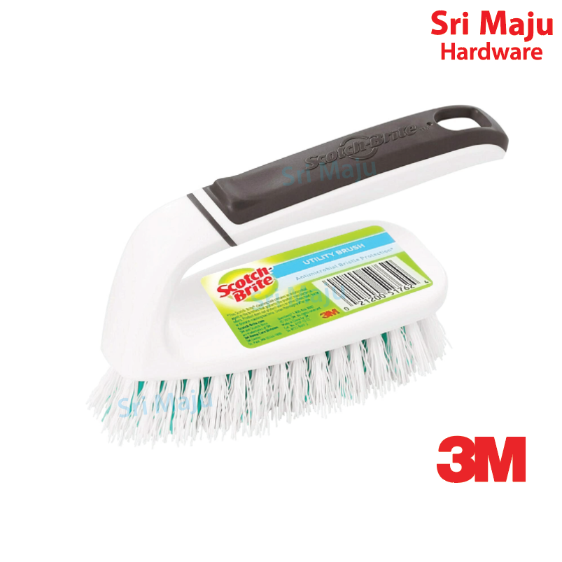MAJU 3M Scotch Brite 492 Utility Brush for Bathroom Kitchen Wash Clean ...
