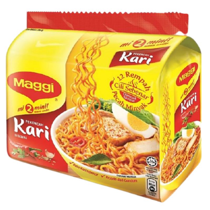 MAGGI Mee Segera / Instant Mee Perisa Kari / Ayam / Asam Laksa / Tomyam ...