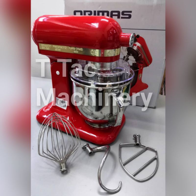 Orimas Commercial Heavy Duty Flour Mixer Dough Mixer Cake Mixer M7N (7L ...